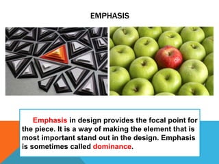 Art elements and principles | PPTX | 3-D Graphics | Computer Software ...