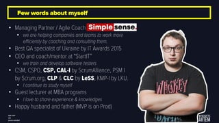 Artem Bykovets: Як новий Лідер має "заходити" в існуючу/працюючу команду? | PPT