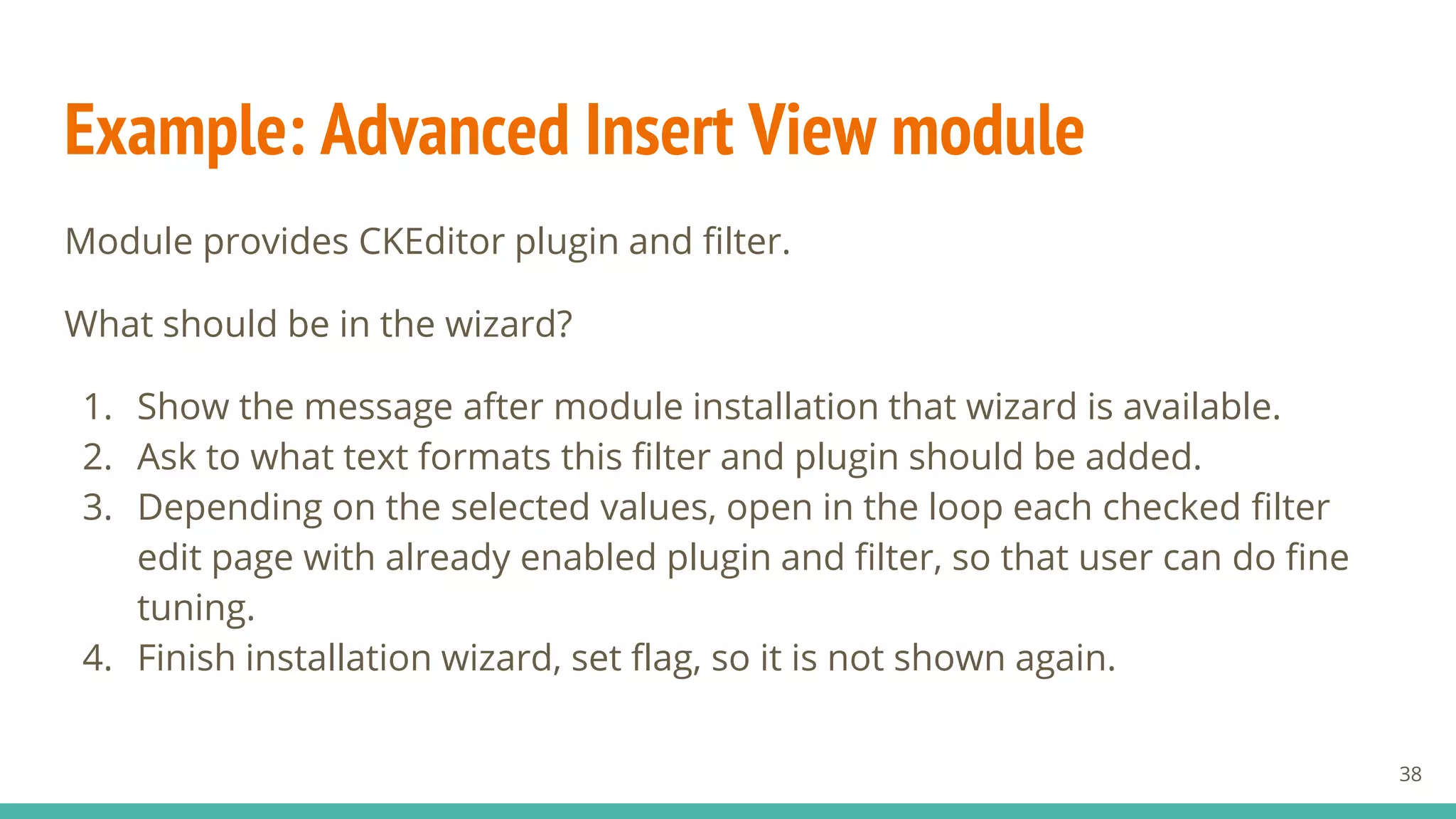 UX DURING MODULE INSTALLATION AND CONFIGURATION | PPT