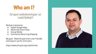 UX DURING MODULE INSTALLATION AND CONFIGURATION | PPT