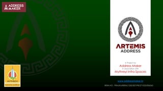 Artemis addresss layout sketch details design | PPT