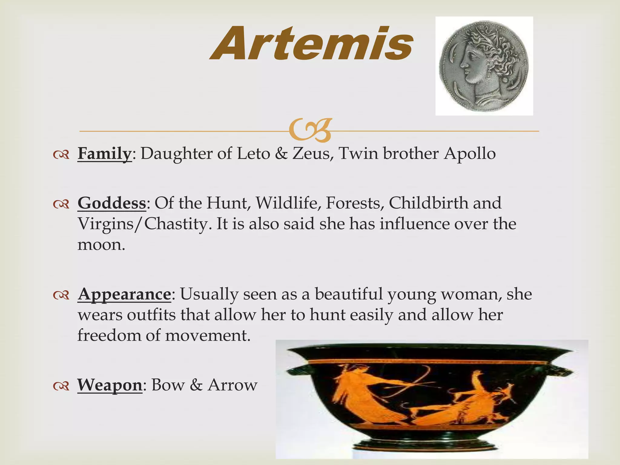 Artemis (greek mythology) | PPTX