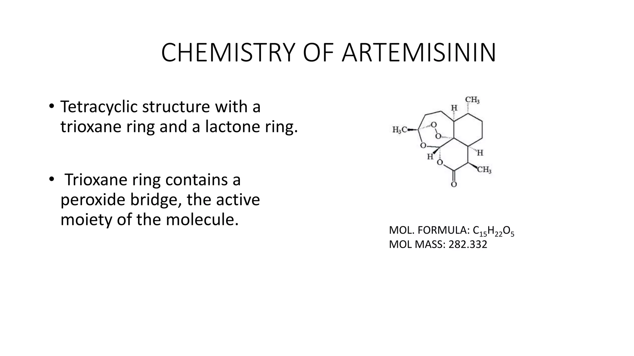 Artemisinin | PPTX