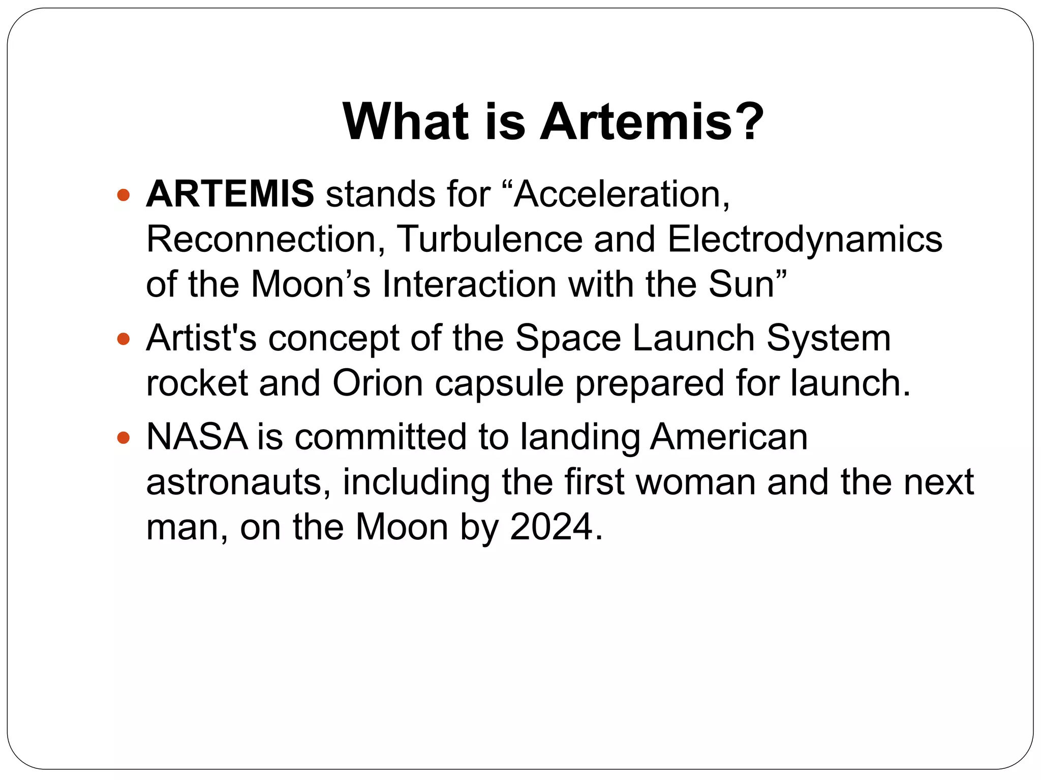 Artemis mission | PPTX