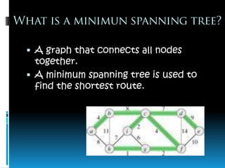 Minimum Spanning Tree | PPTX