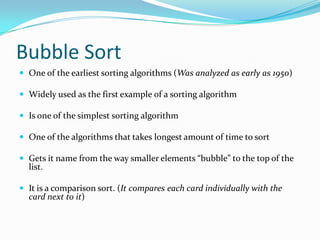 Sorting Algorithms | PPT