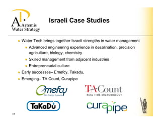 The Artemis Quadrinity--Four challenges to new entrants in water | PPT