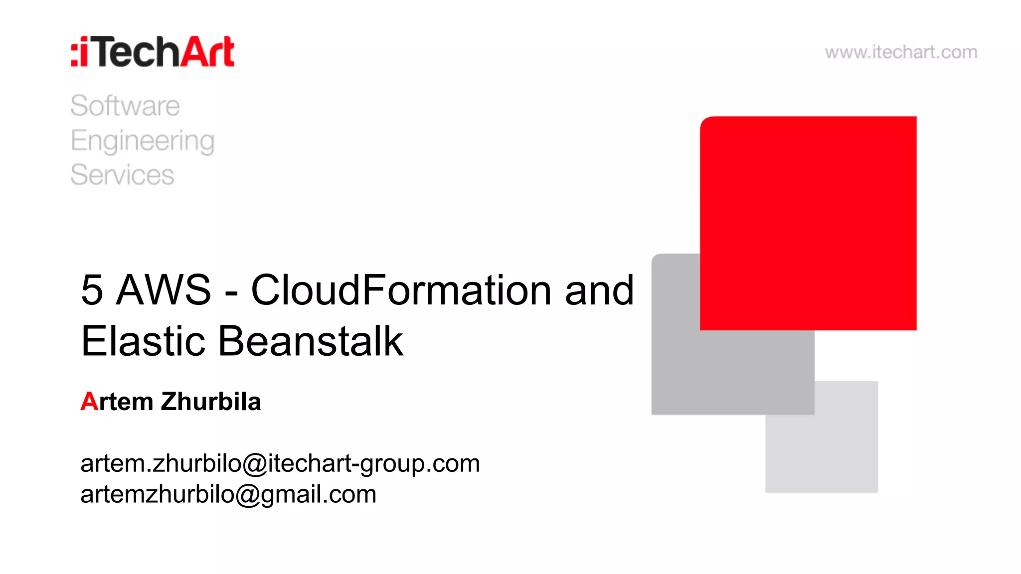 Artem Zhurbila 5 aws - cloud formation and beanstalk | PDF