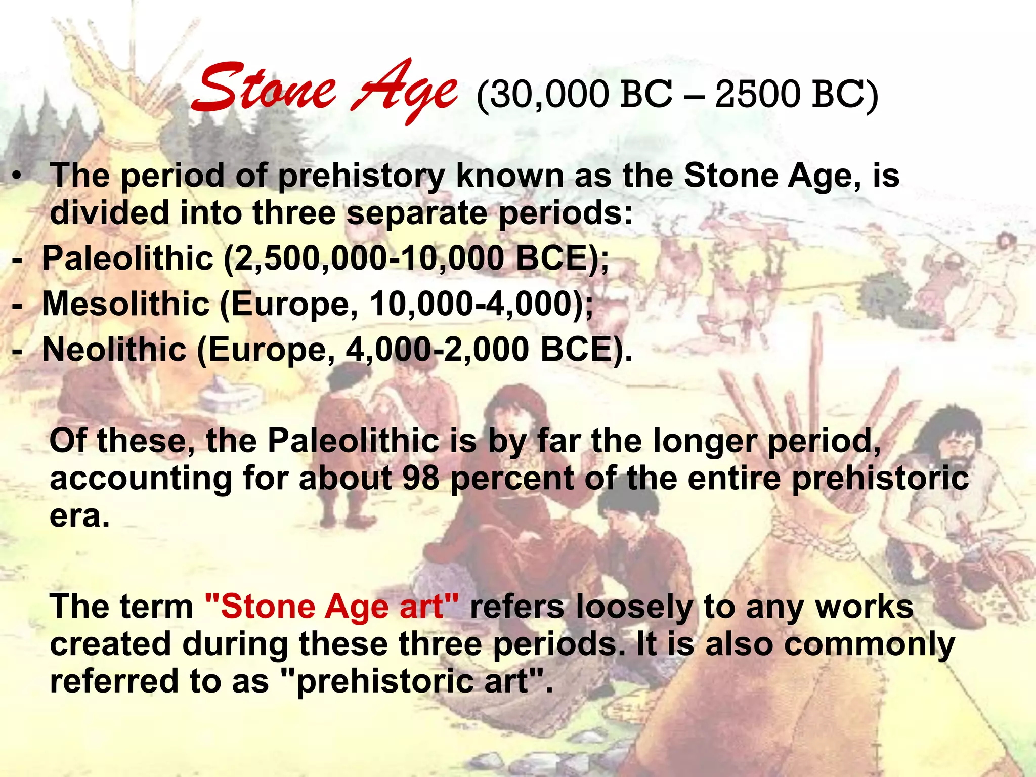 The evolution of Art through the Ages- From Stone Age to Cubism | PDF
