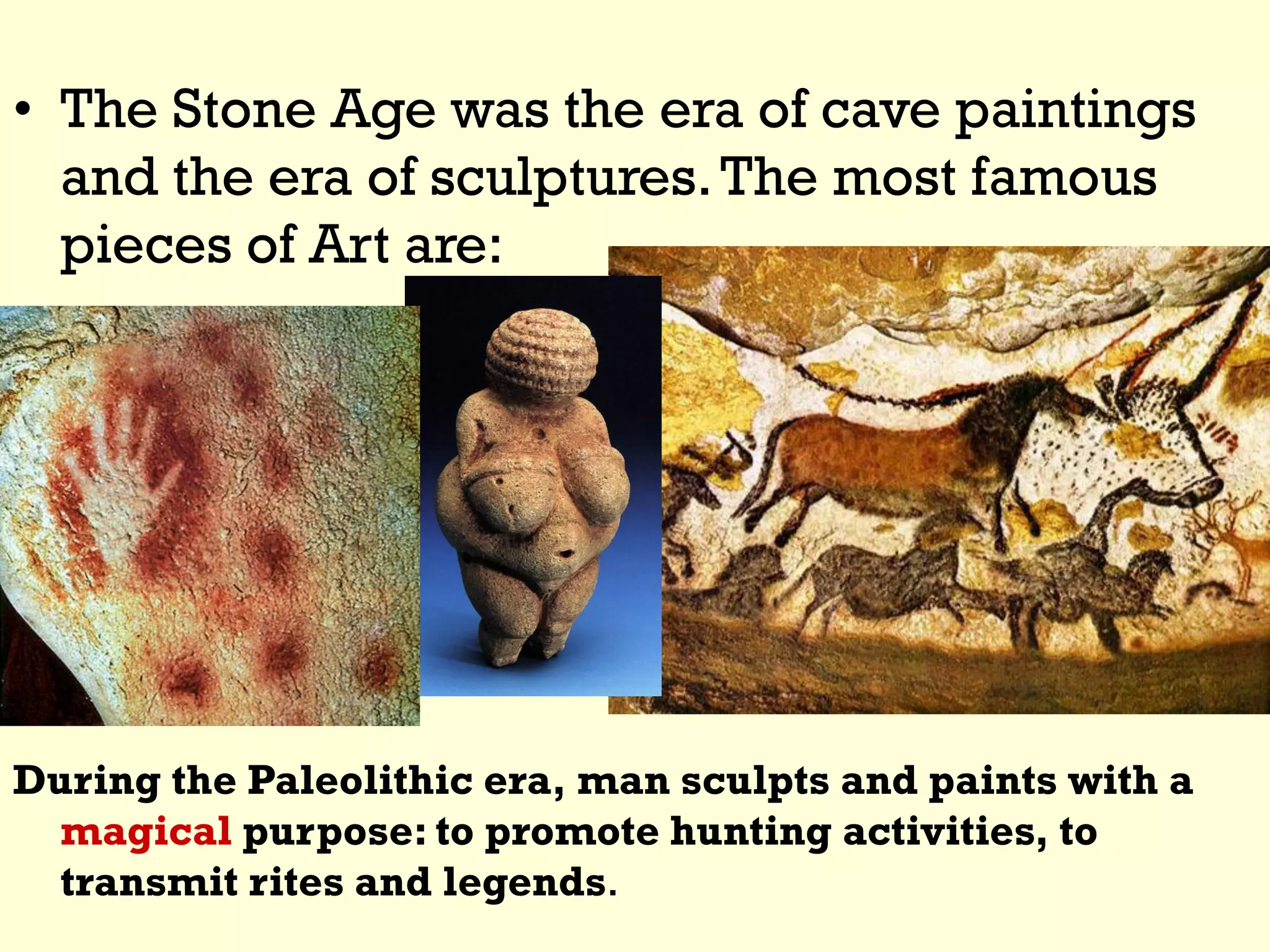 The evolution of Art through the Ages- From Stone Age to Cubism | PDF