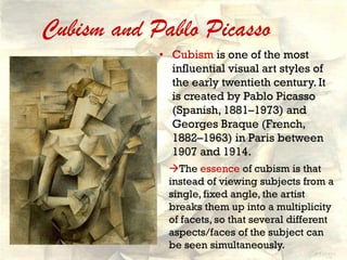 The evolution of Art through the Ages- From Stone Age to Cubism | PDF