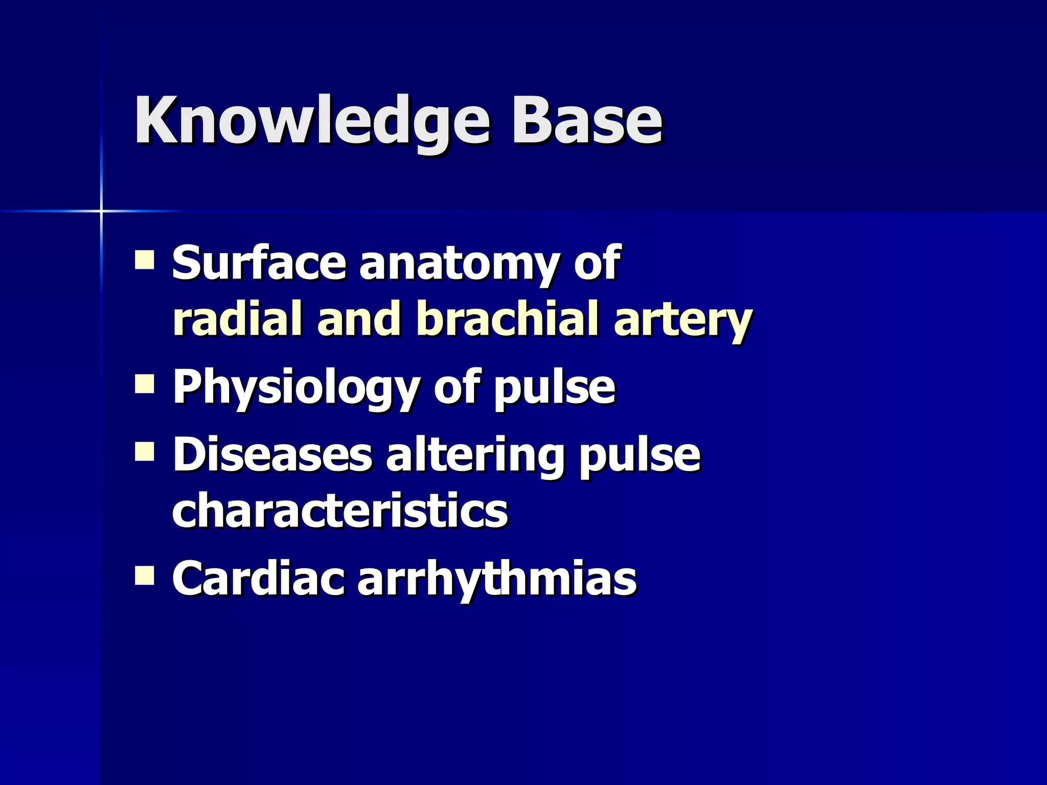 Arterial Pulse: Radial | PPT
