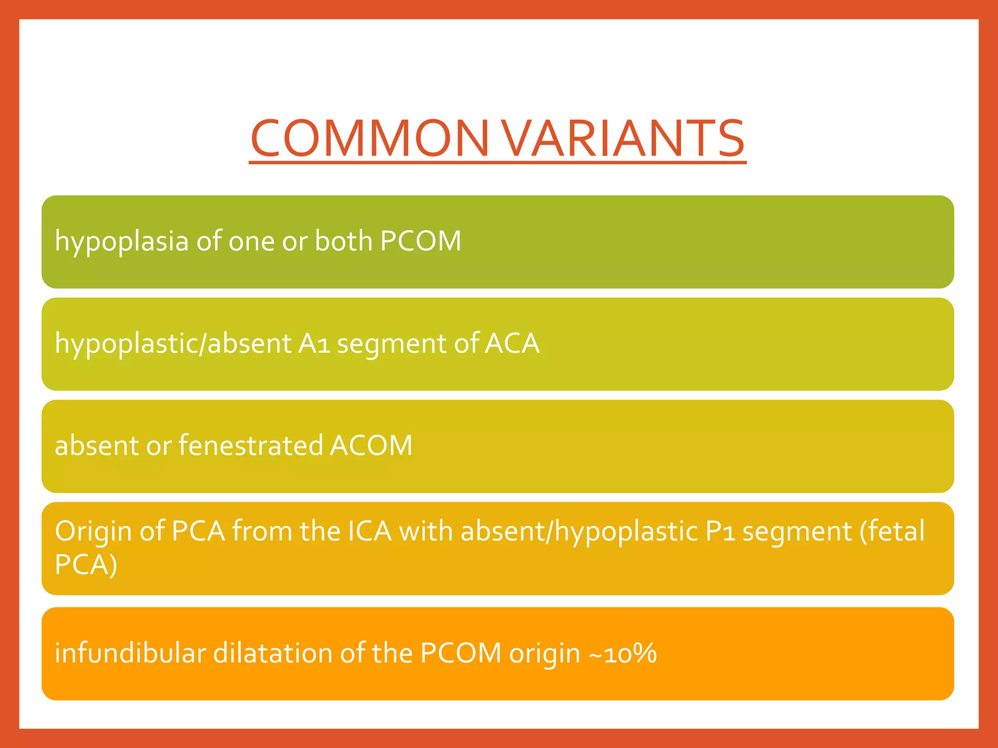 Arterial anatomy of Brain | PPTX