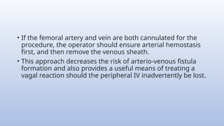 ARTERIAL AND VENOUS ACCESS AND HEMOSTASIS.pptx
