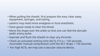 ARTERIAL AND VENOUS ACCESS AND HEMOSTASIS.pptx