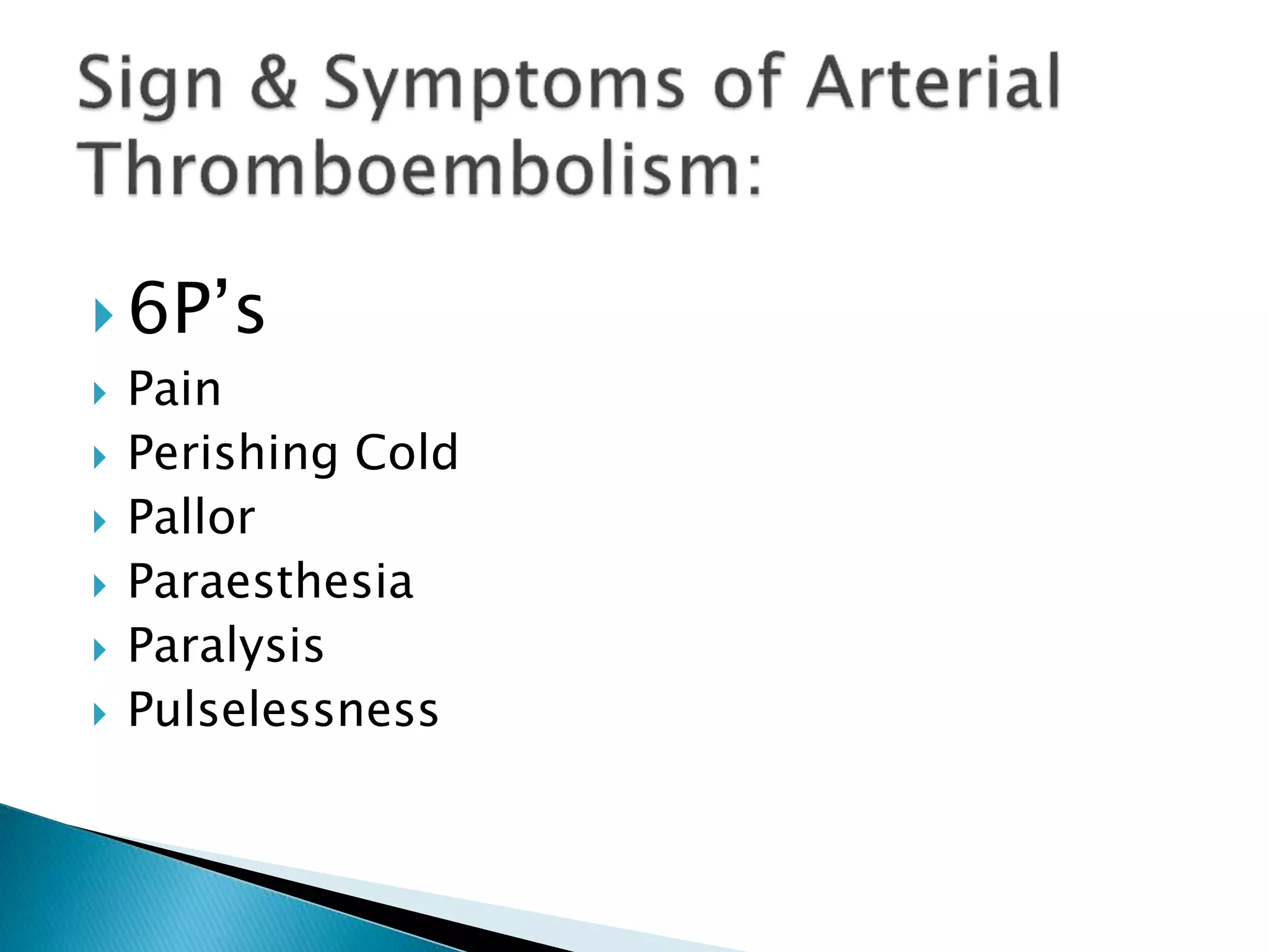 Arterial and venous embolectomy | PPTX