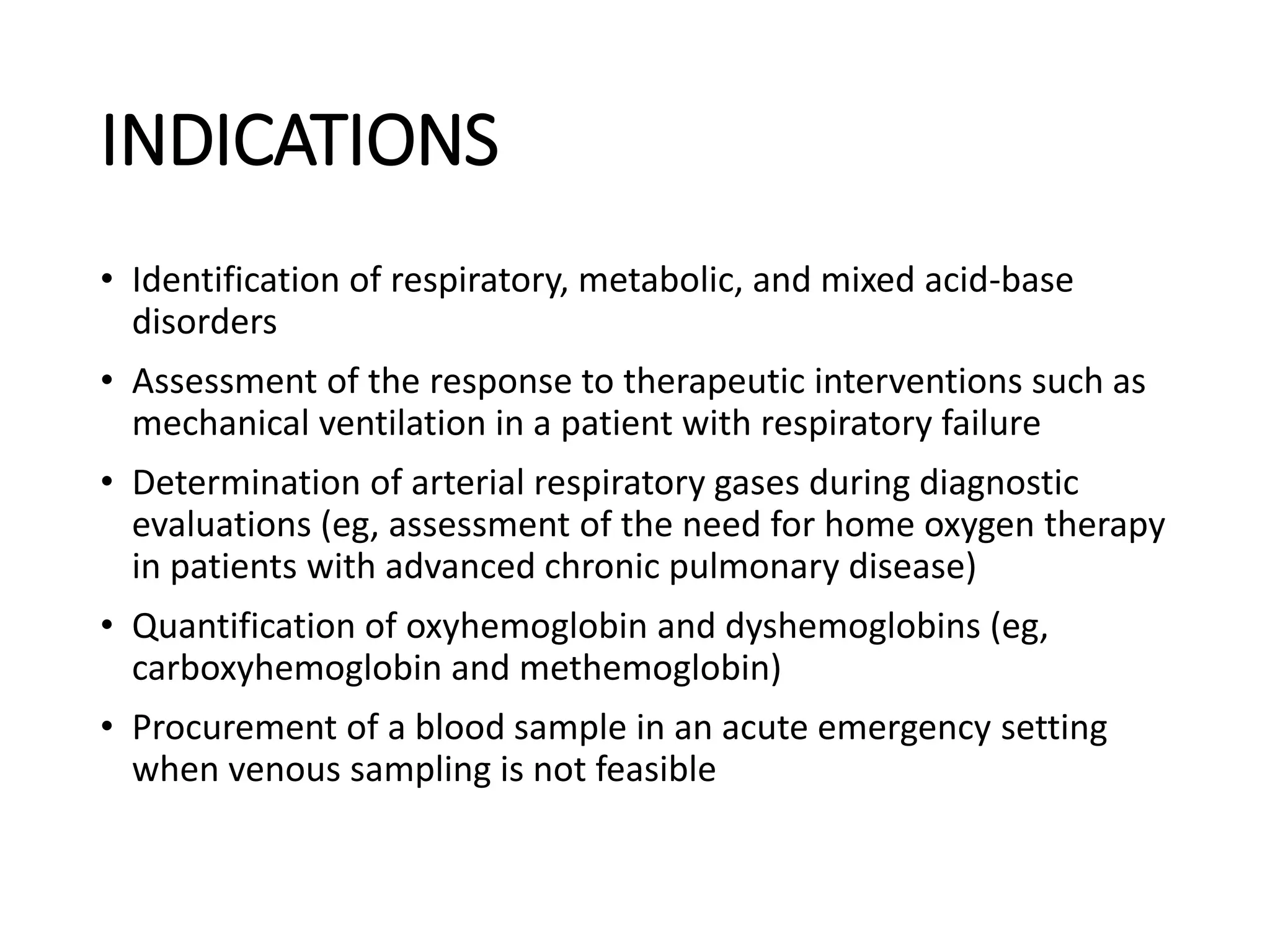 Arterial Blood Gas Sampling | PPTX
