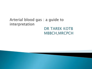 Arterial blood gas | PPT