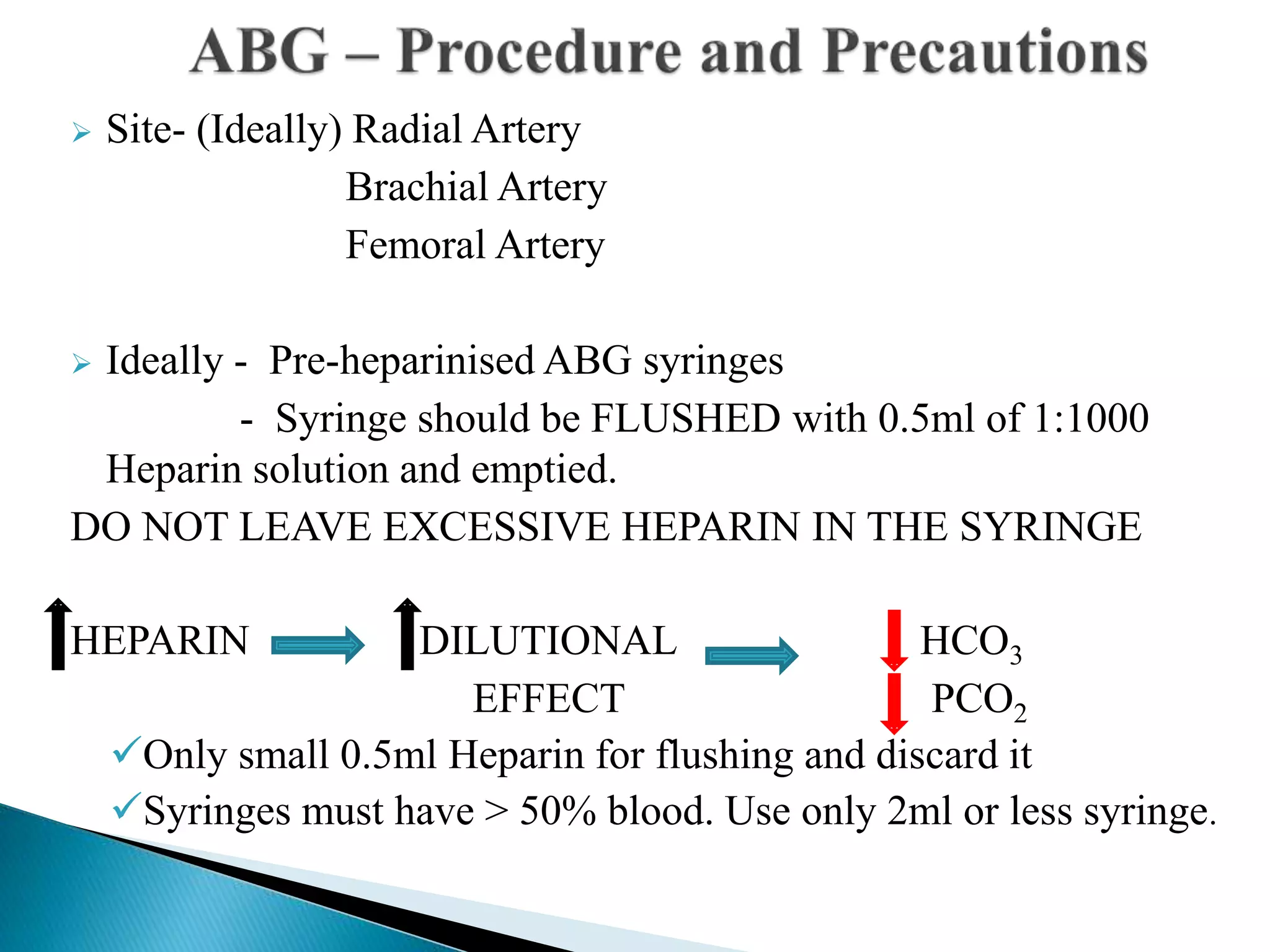 ARTERIAL BLOOD GAS | PPTX