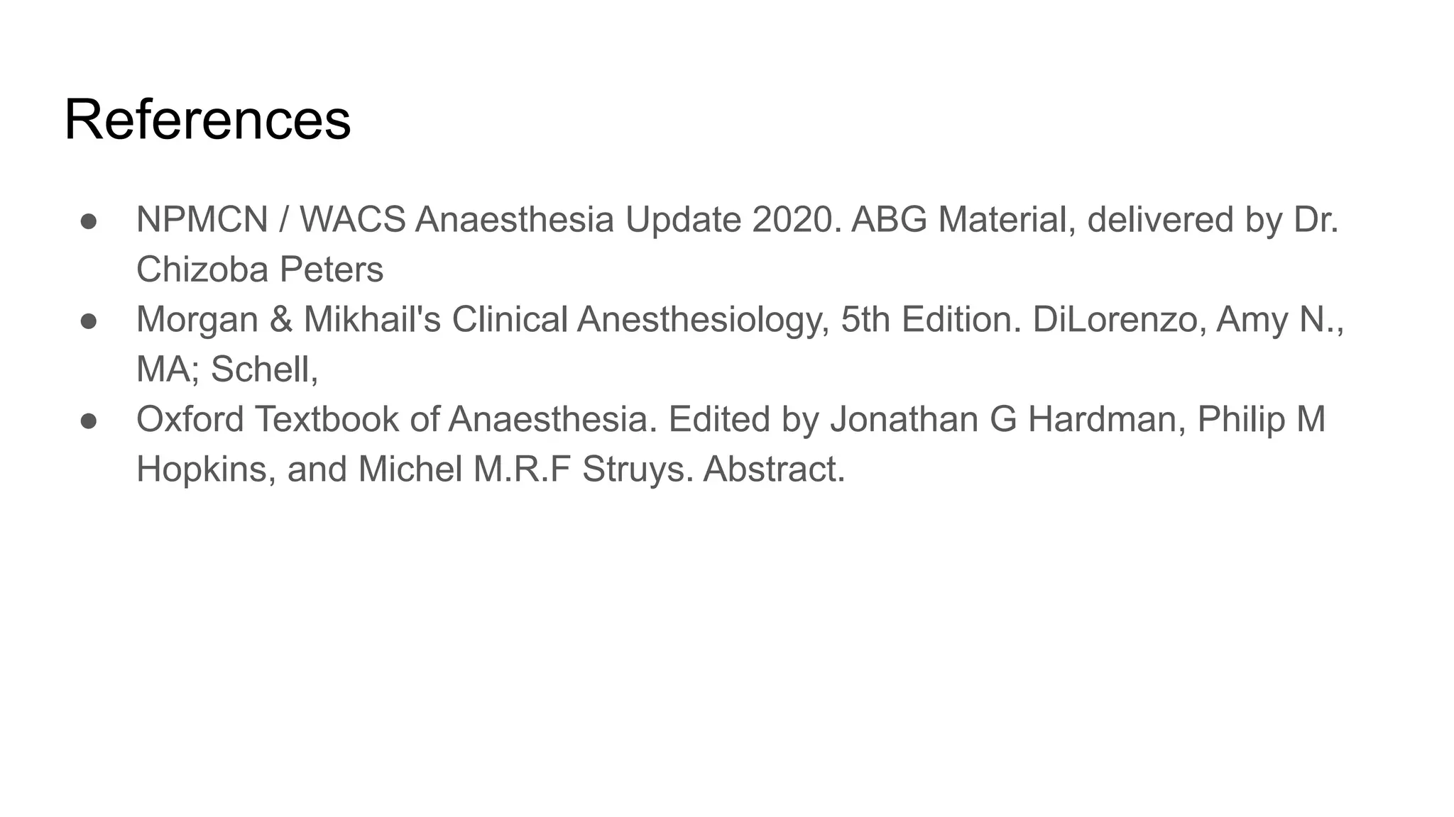 Arterial blood gas ; Interpretation and Anaesthetic considerations | PDF