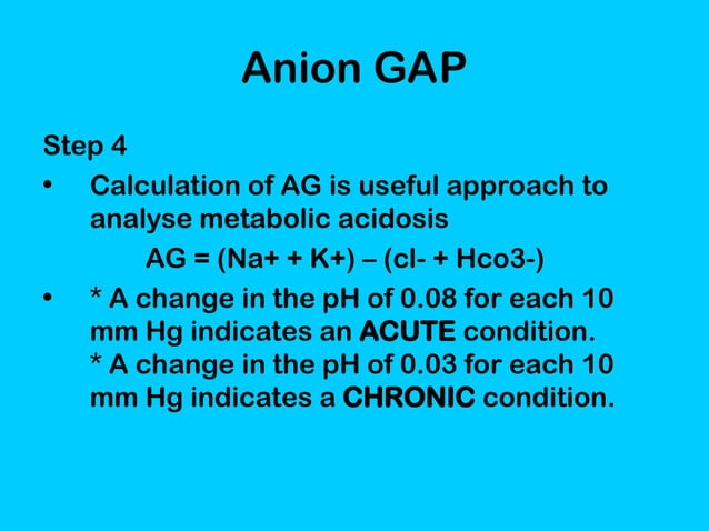 Arterial Blood Gas analysis- its interpretation | PPT