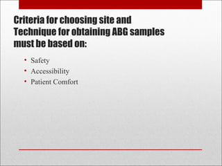 RT ARTERIAL BLOOD GAS .ppt