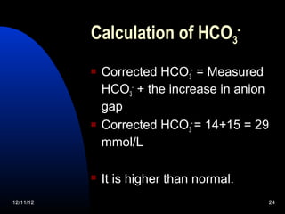 Arterial blood gas analysis | PPT | Blood Disorders | Diseases and ...