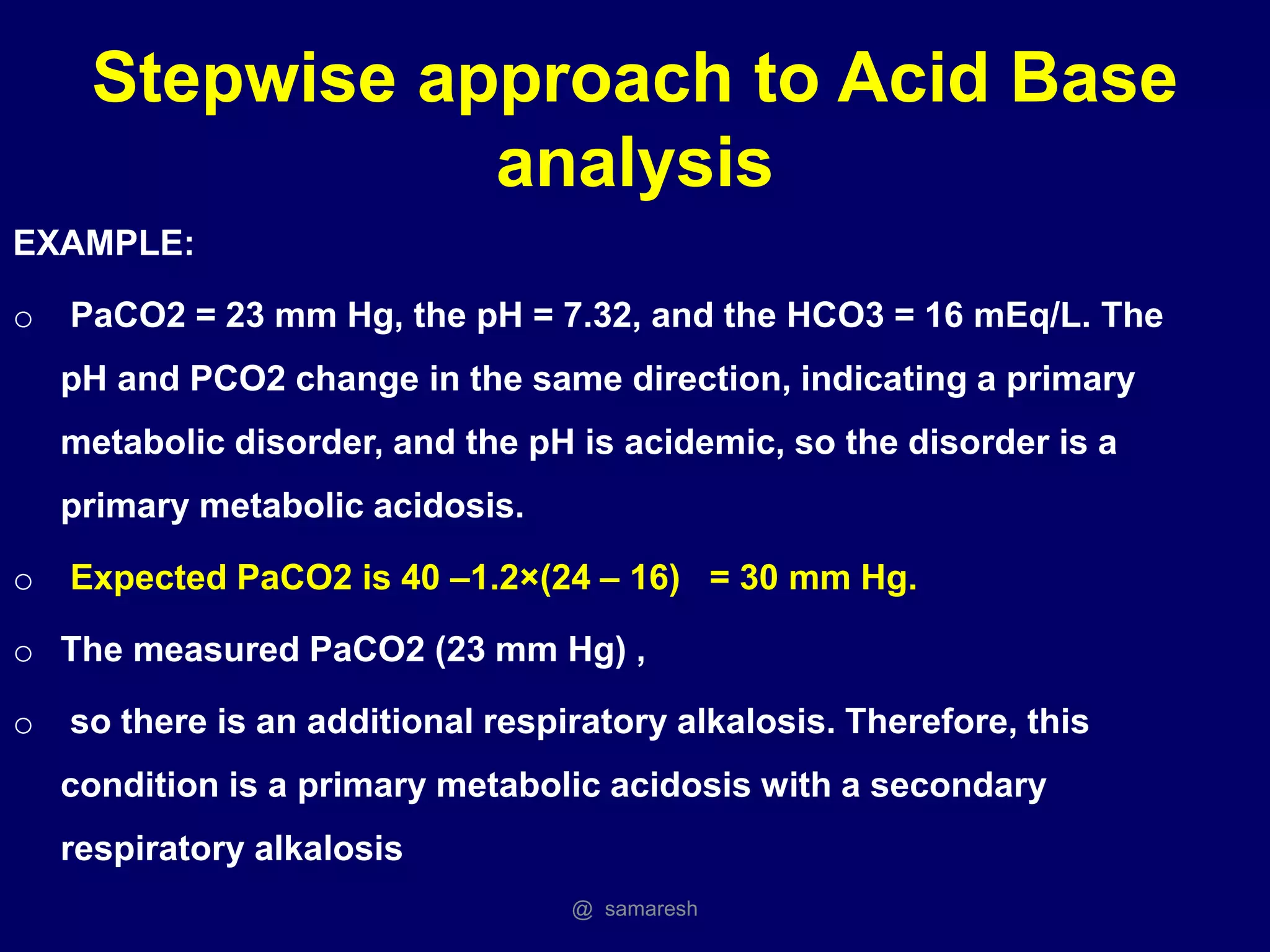 Arterial blood gas analysis | PPTX