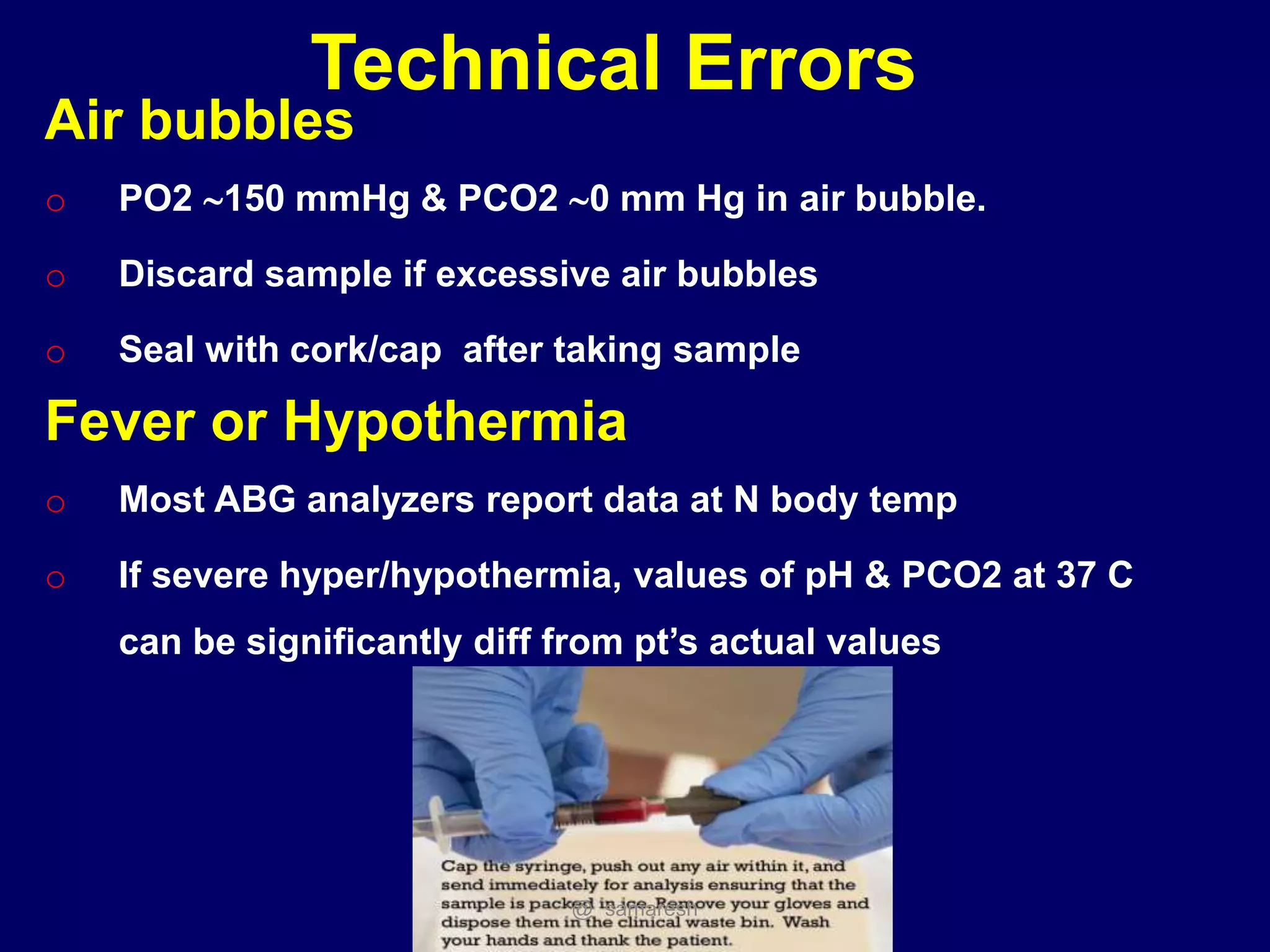 Arterial blood gas analysis | PPTX