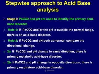 Arterial blood gas analysis | PPTX