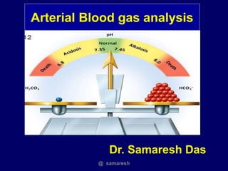 Arterial blood gas analysis | PPT