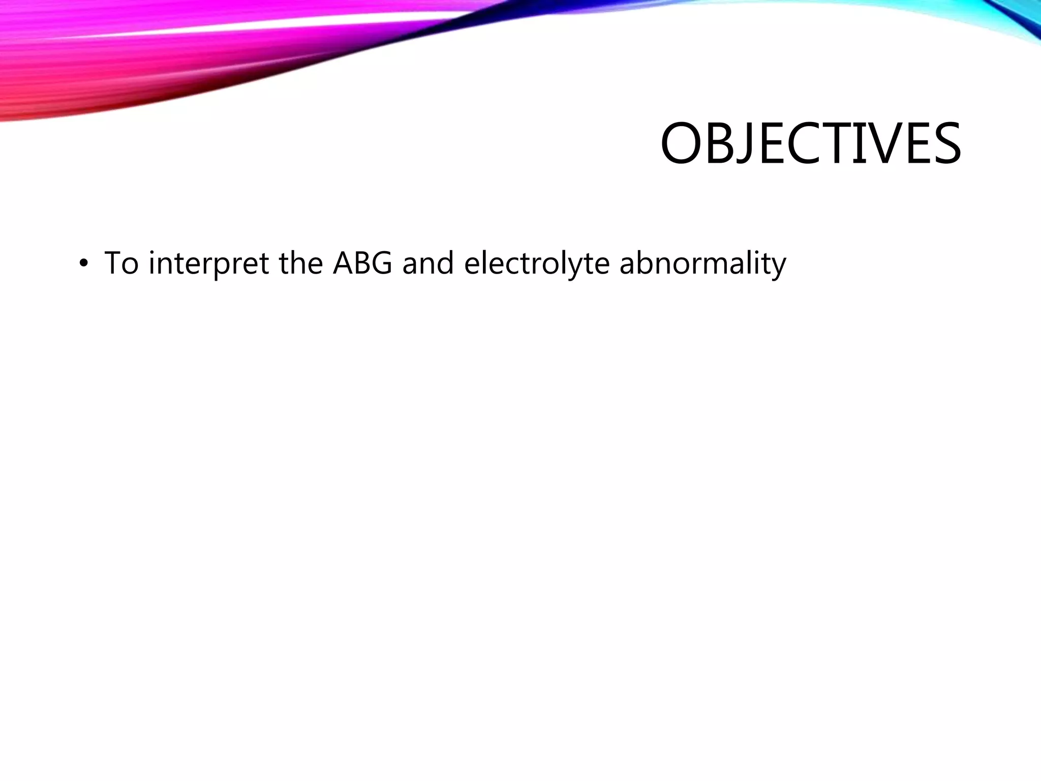 Arterial blood gas Analysis | PPTX