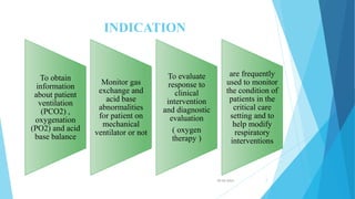 ARTERIAL BLOOD GAS ANALYSIS........pptx | Lung and Respiratory Health ...
