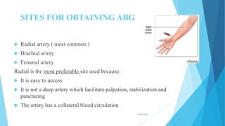 ARTERIAL BLOOD GAS ANALYSIS........pptx | Lung and Respiratory Health ...