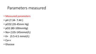 Arterial blood gas analysis- 3rd.pptx | Blood Disorders | Diseases and Conditions