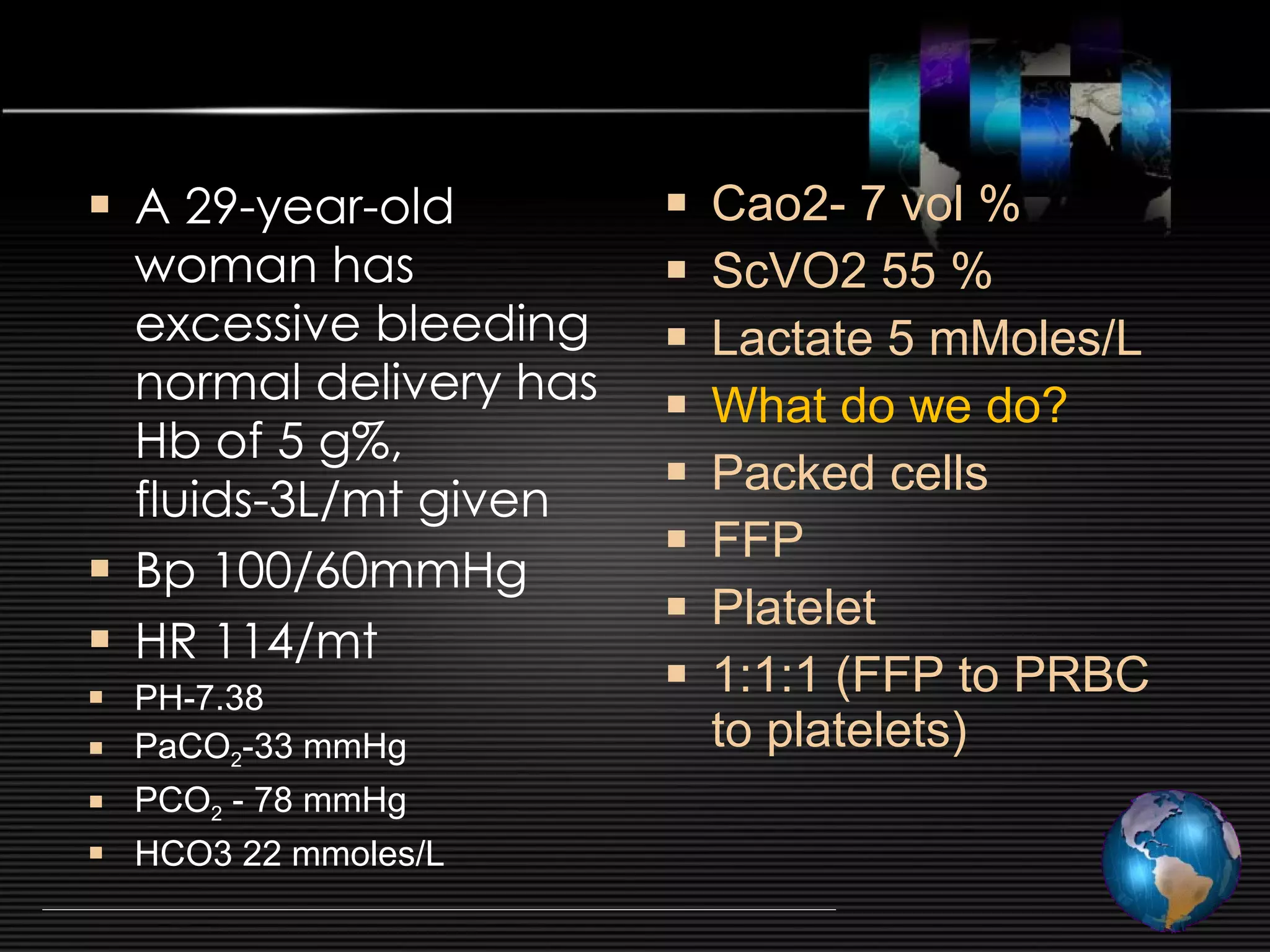 Arterial blood gas analysis assesment of oxygenation ventilation and ...