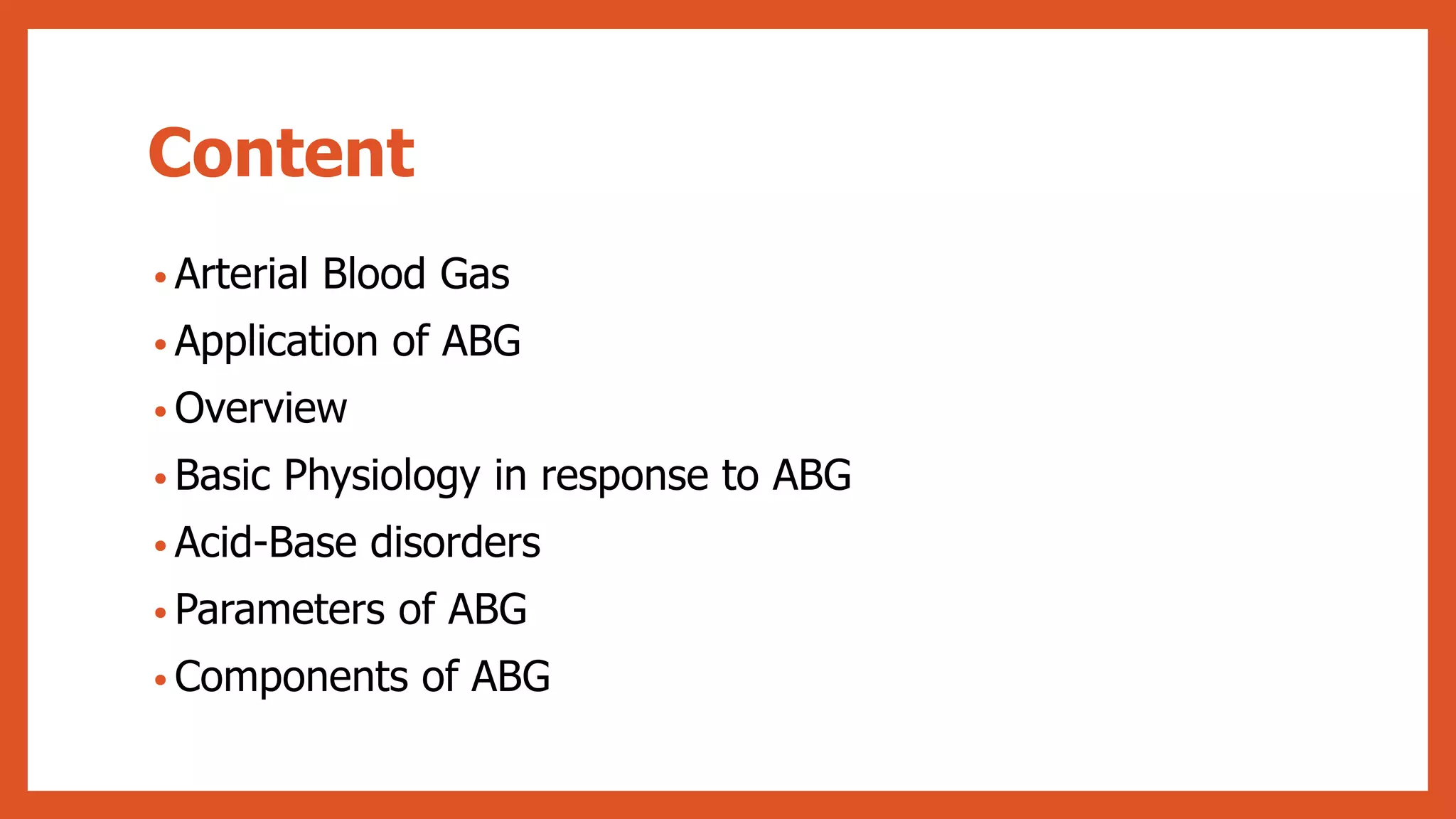 Arterial blood gas analysis and interpretation | PDF | Lung and ...
