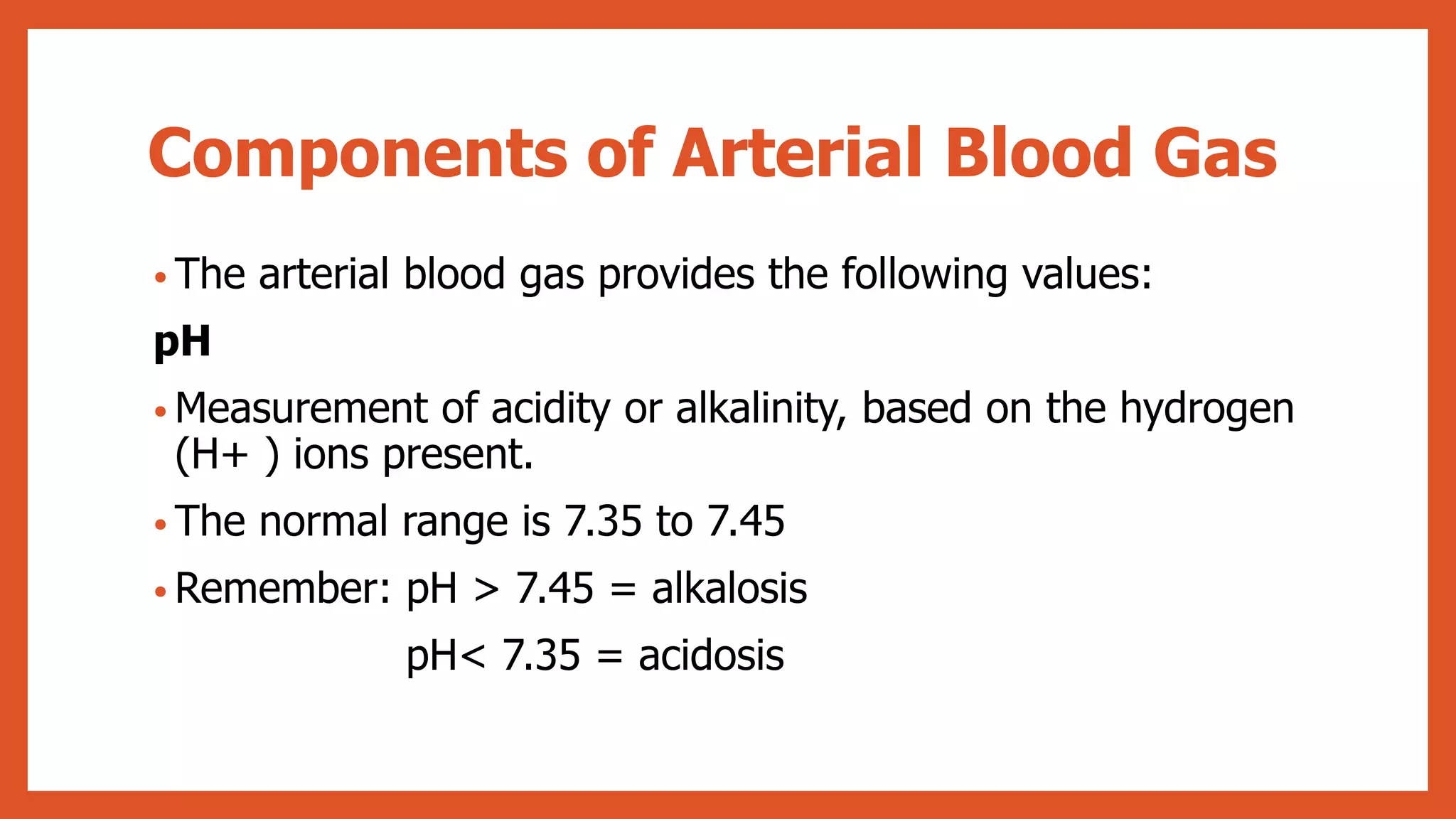 Arterial blood gas analysis and interpretation | PDF | Lung and ...