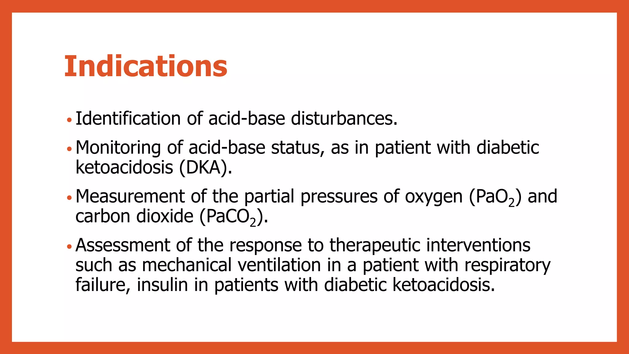 Arterial blood gas analysis and interpretation | PDF | Lung and ...