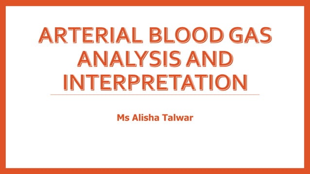 Arterial blood gas analysis and interpretation | PDF | Lung and ...