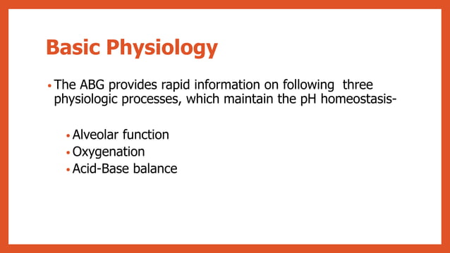 Arterial blood gas analysis and interpretation | PDF | Lung and ...