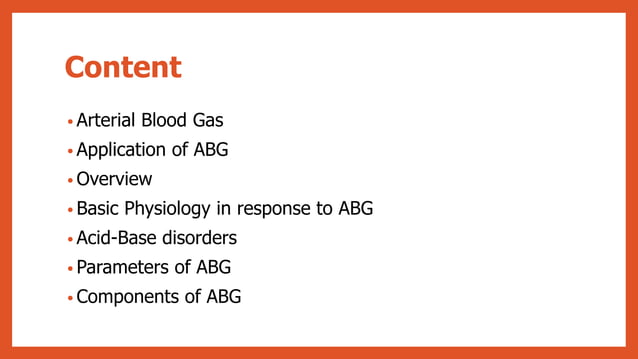 Arterial blood gas analysis and interpretation | PDF | Lung and ...