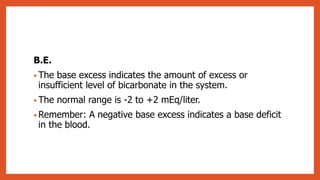 Arterial blood gas analysis and interpretation | PDF