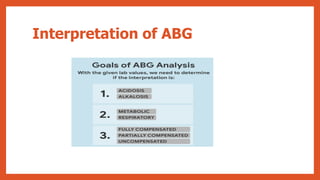 Arterial blood gas analysis and interpretation | PDF