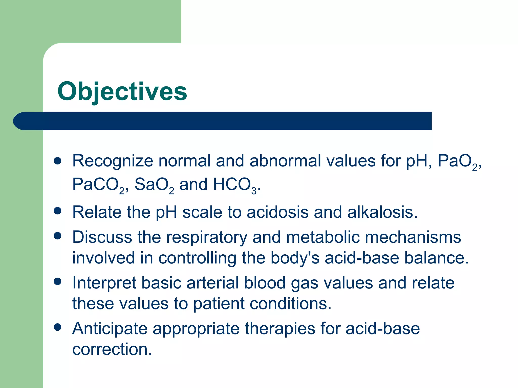 Arterial Blood Gases | PPT