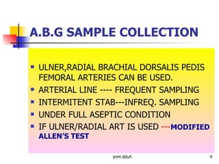 Arterial Blood Gases | PPT