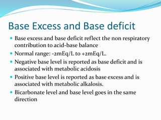 Arterial blood gases | PPT