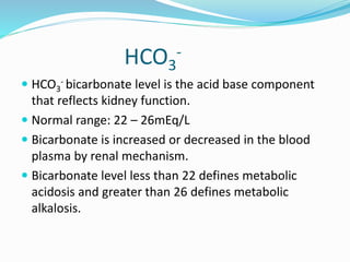 Arterial blood gases | PPT