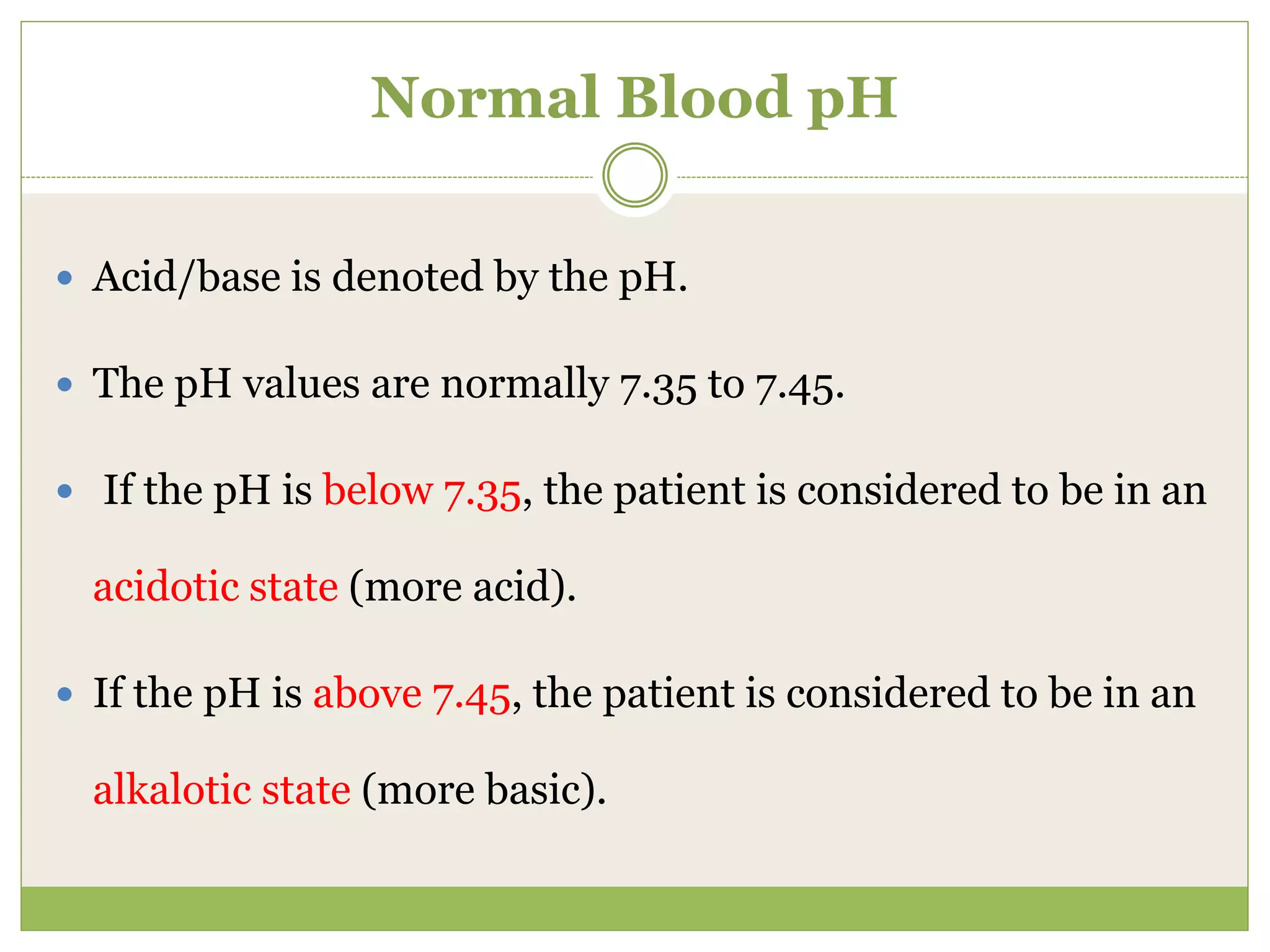 Arterial blood gases | PPT