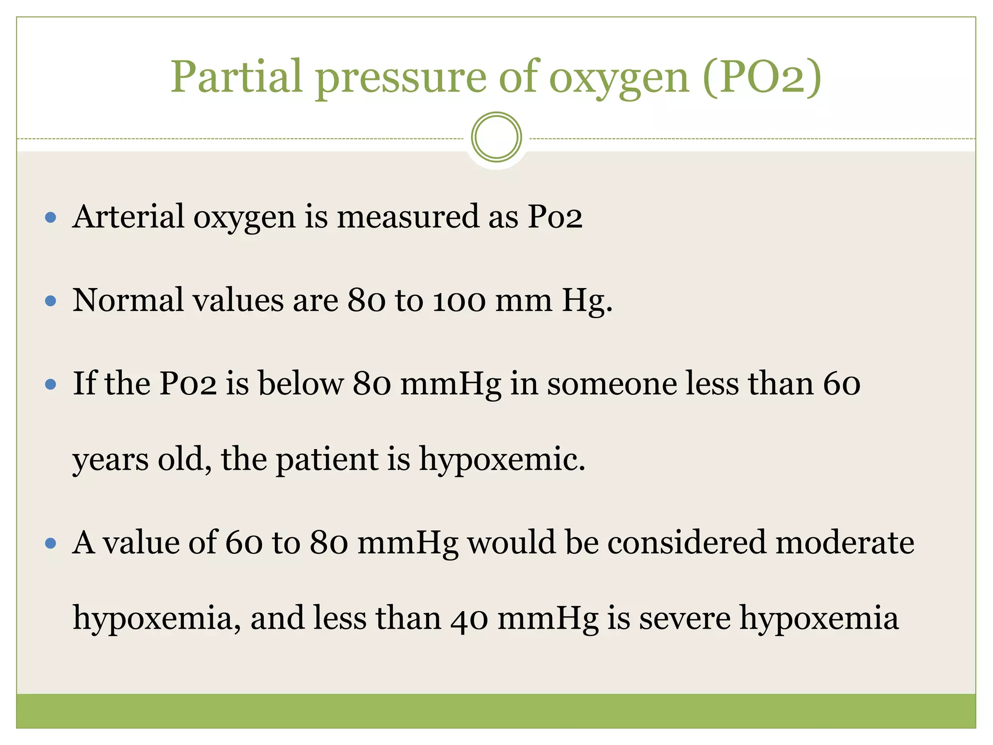 Arterial blood gases | PPT